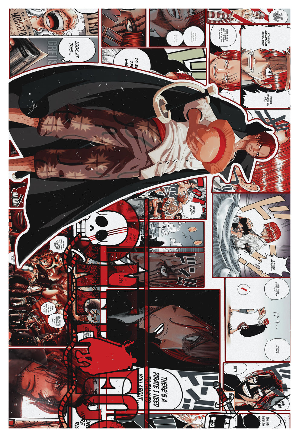 One Piece - Shanks Poster – Comic Dune